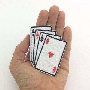 Patch Poker Aces ,patches Game Gambling Embroidered,applique Table ...
