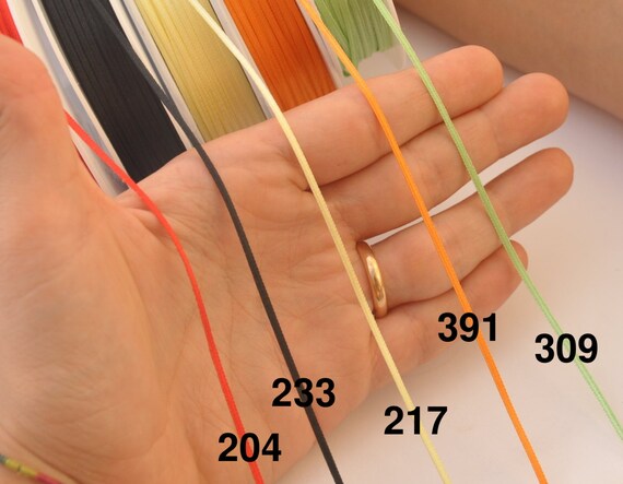 1/16 Inch 15-20mm Satin Ribbon 1 Meters 1.094yds for | Etsy