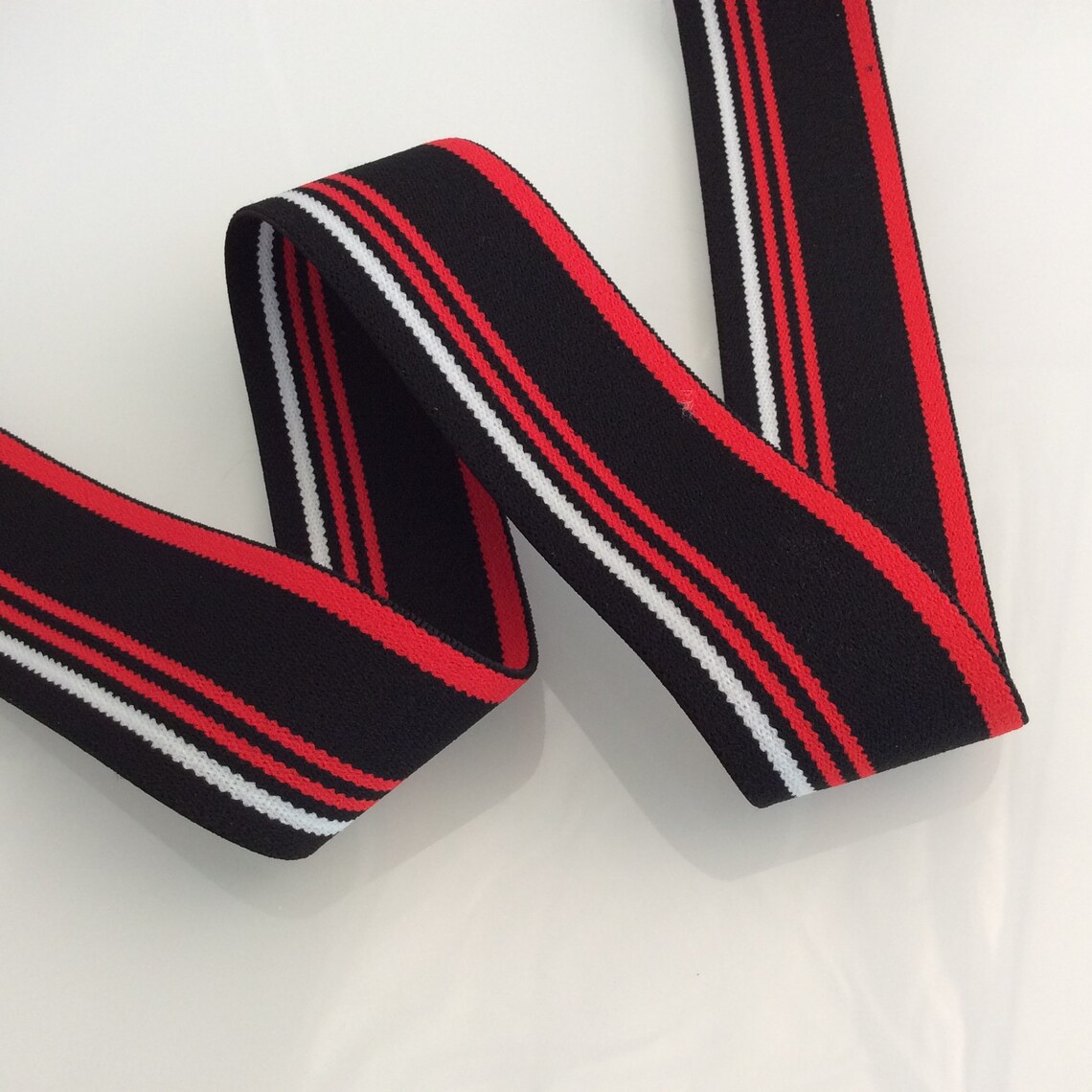 Colored Elastic by the Yard Striped Elastic Size 1 9/16 | Etsy