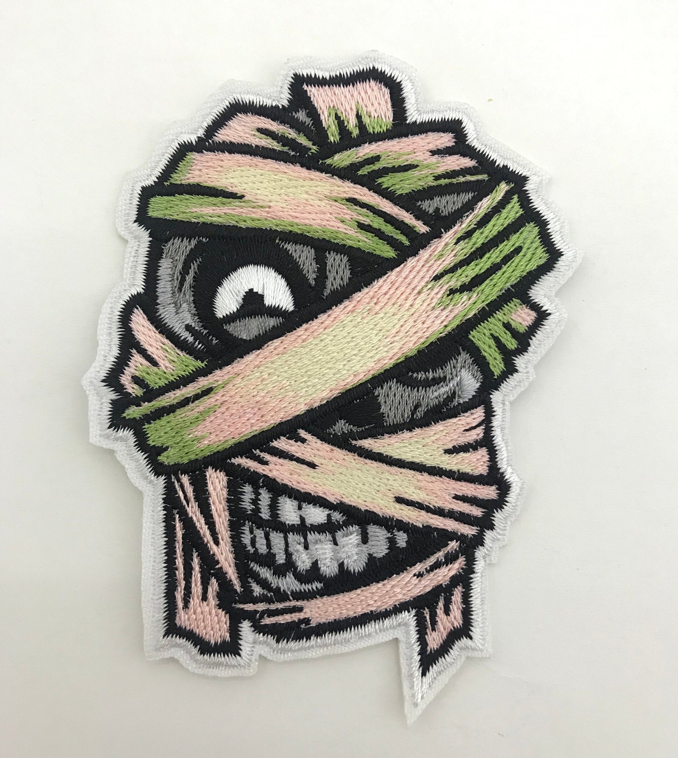 Zombie Patch skull Horror Halloween Patches embroidered Diy - Etsy