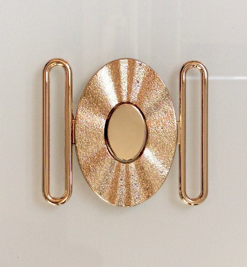 2 Metal Belt Buckle.gold Color.vintage Fashion Supply | Etsy