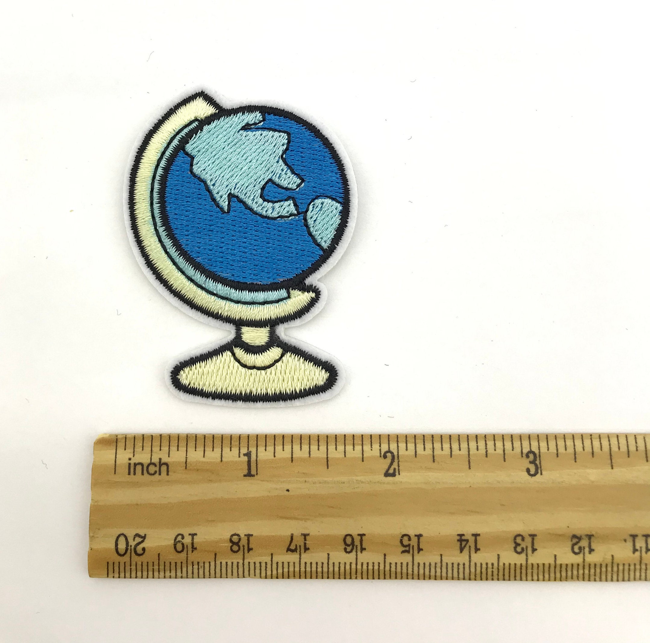 Patch Globe Travelpatches World Map Planet Earth Explorer - Etsy UK
