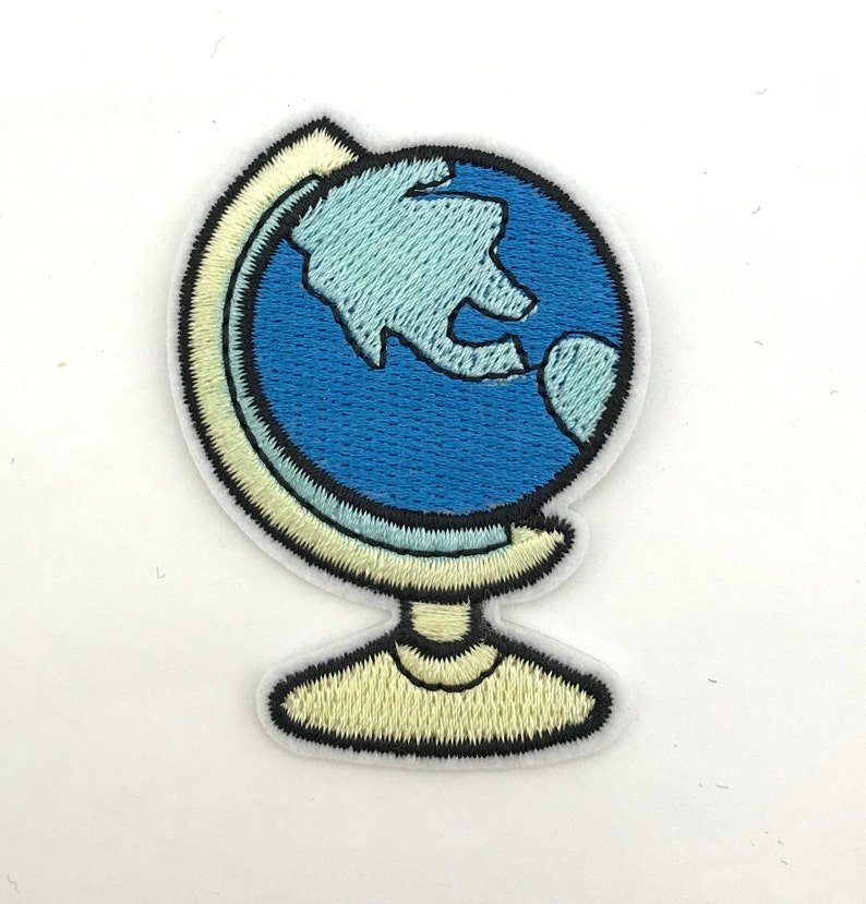 Patch Globe Travelpatches World Map Planet Earth Explorer - Etsy UK