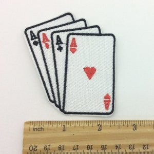 Patch Poker Aces ,patches Game Gambling Embroidered,applique Table ...