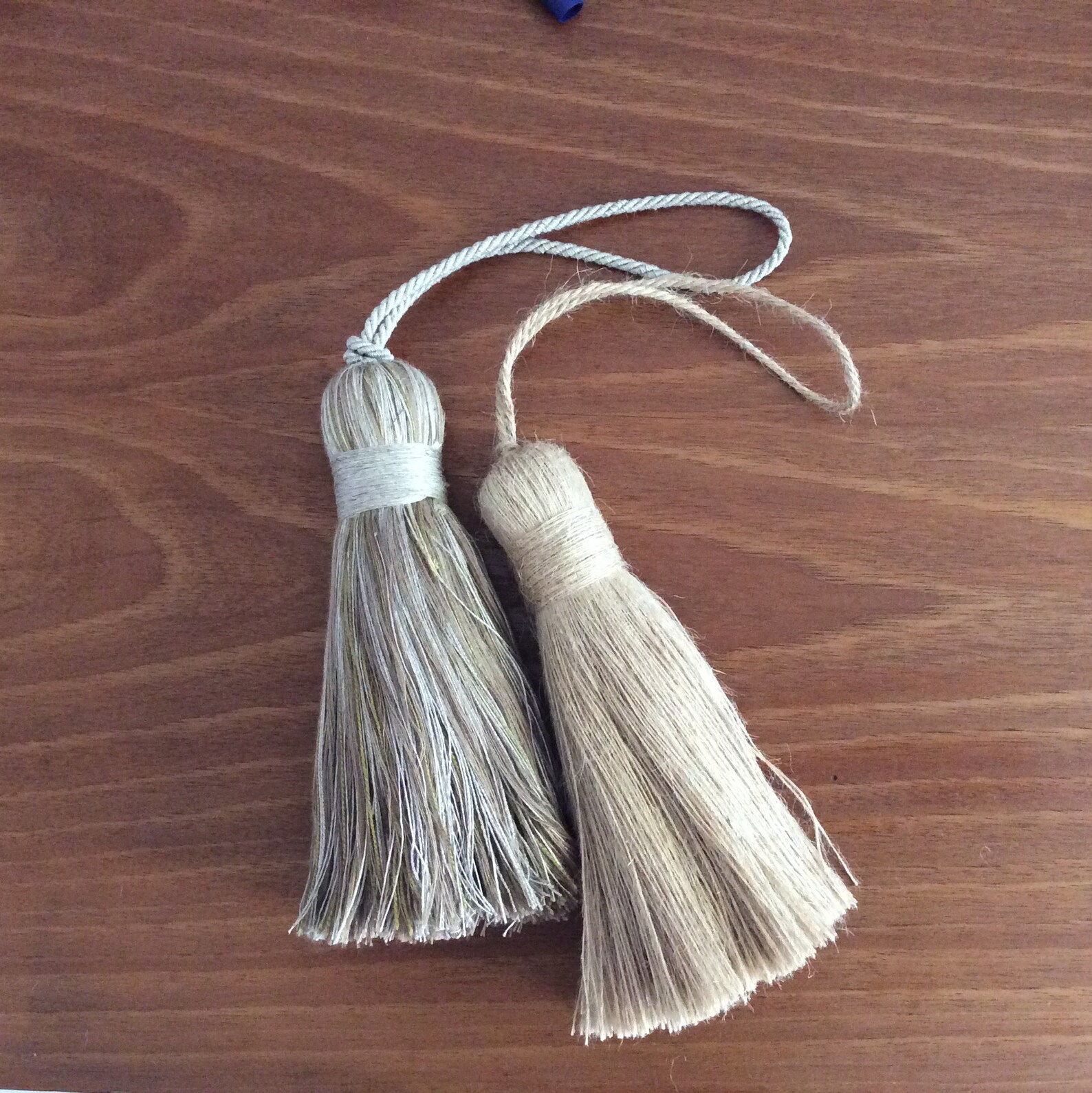 Key Tassel Boho Handmade Juta Linen Cotton Big Tassel Tassels - Etsy
