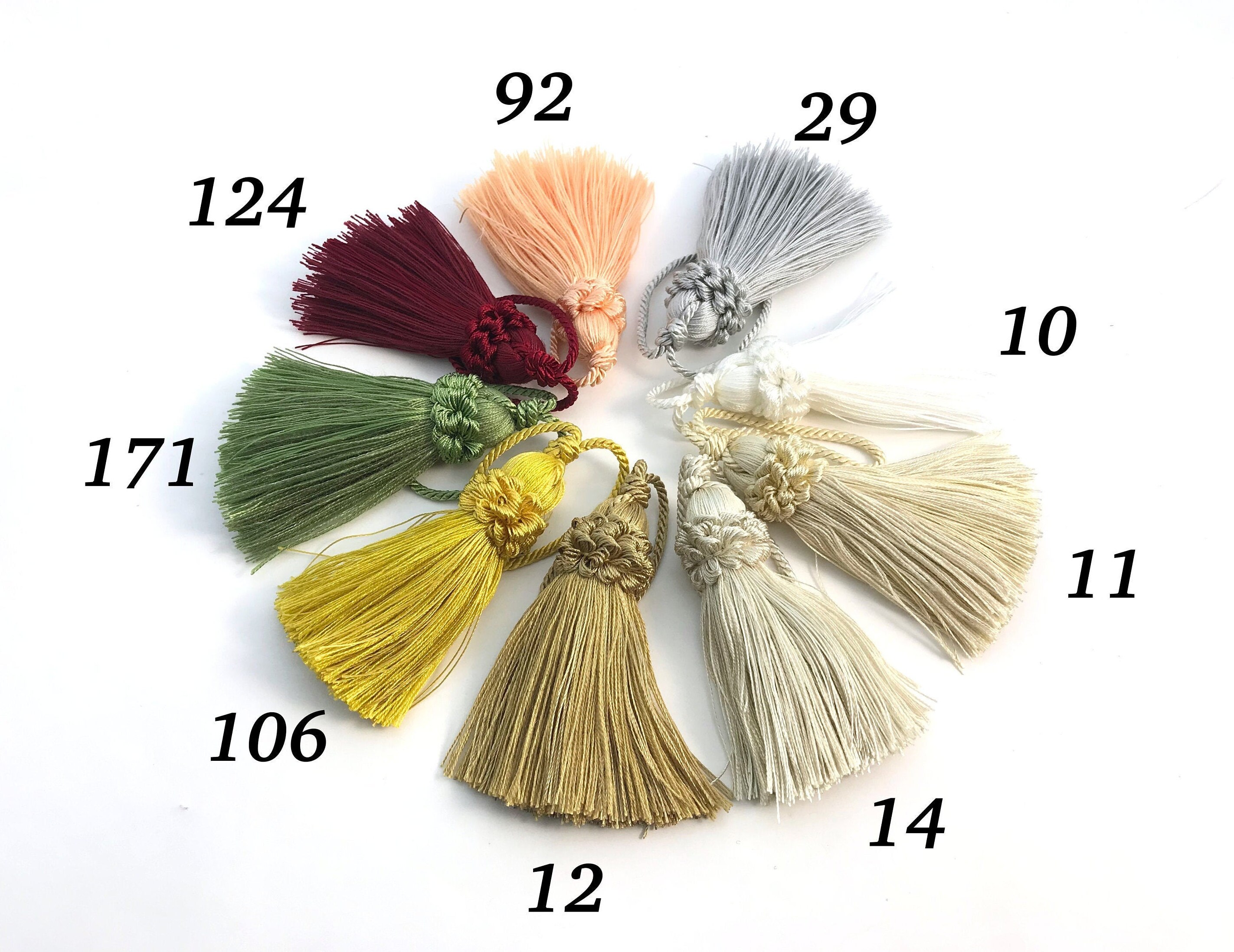 1 Key Tassel Decoration Handmade Italy Antique Furniture | Etsy