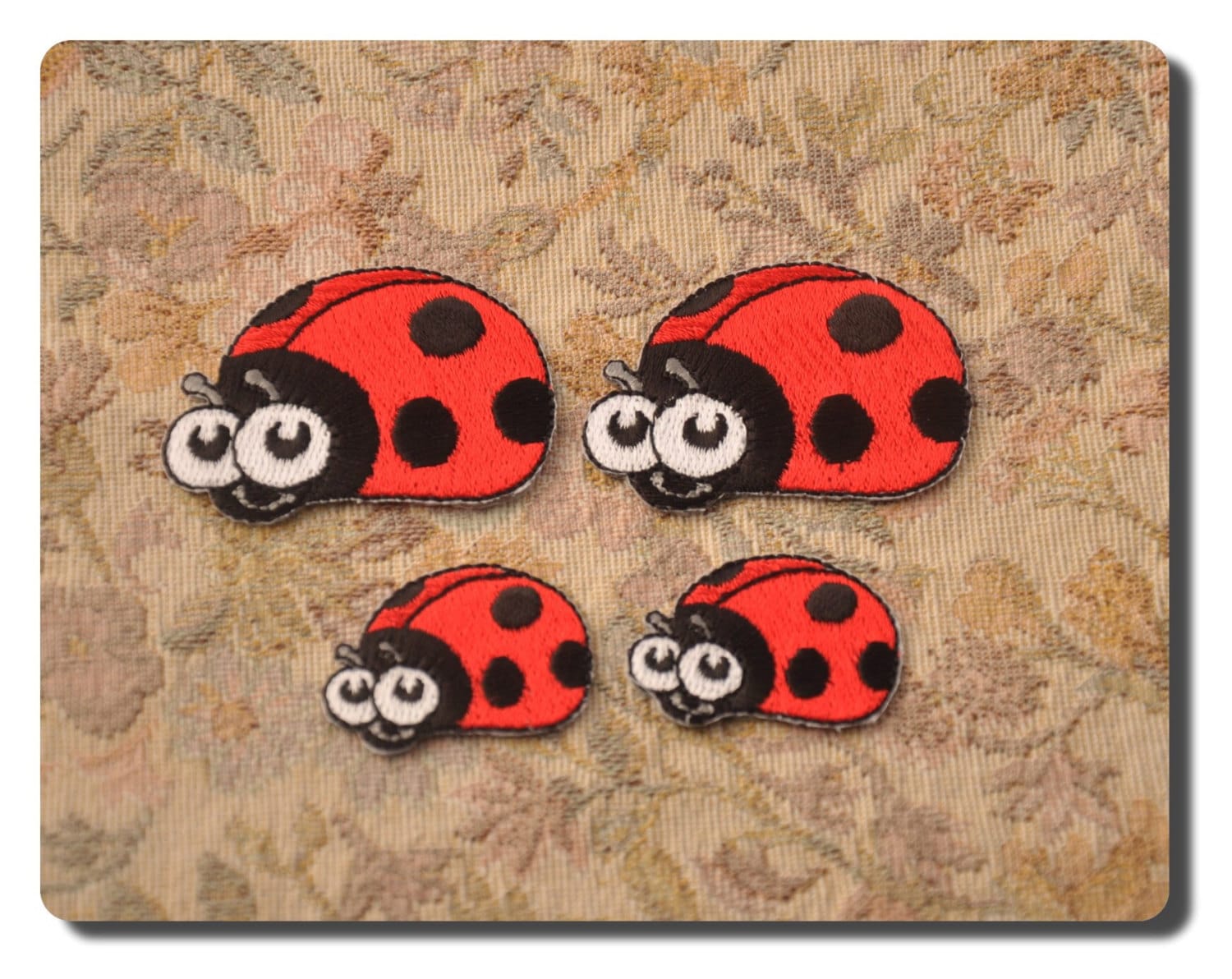 Iron on Applique Ladybug Embroidered Big or Small - Etsy