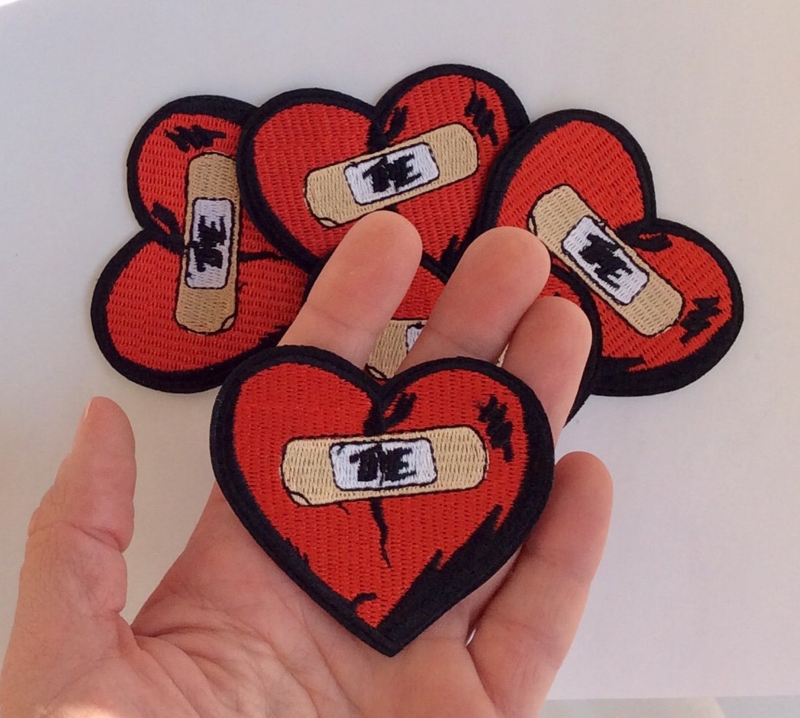 Patch cuore rosso rotto spezzato per amore cerotto il tempo | Etsy