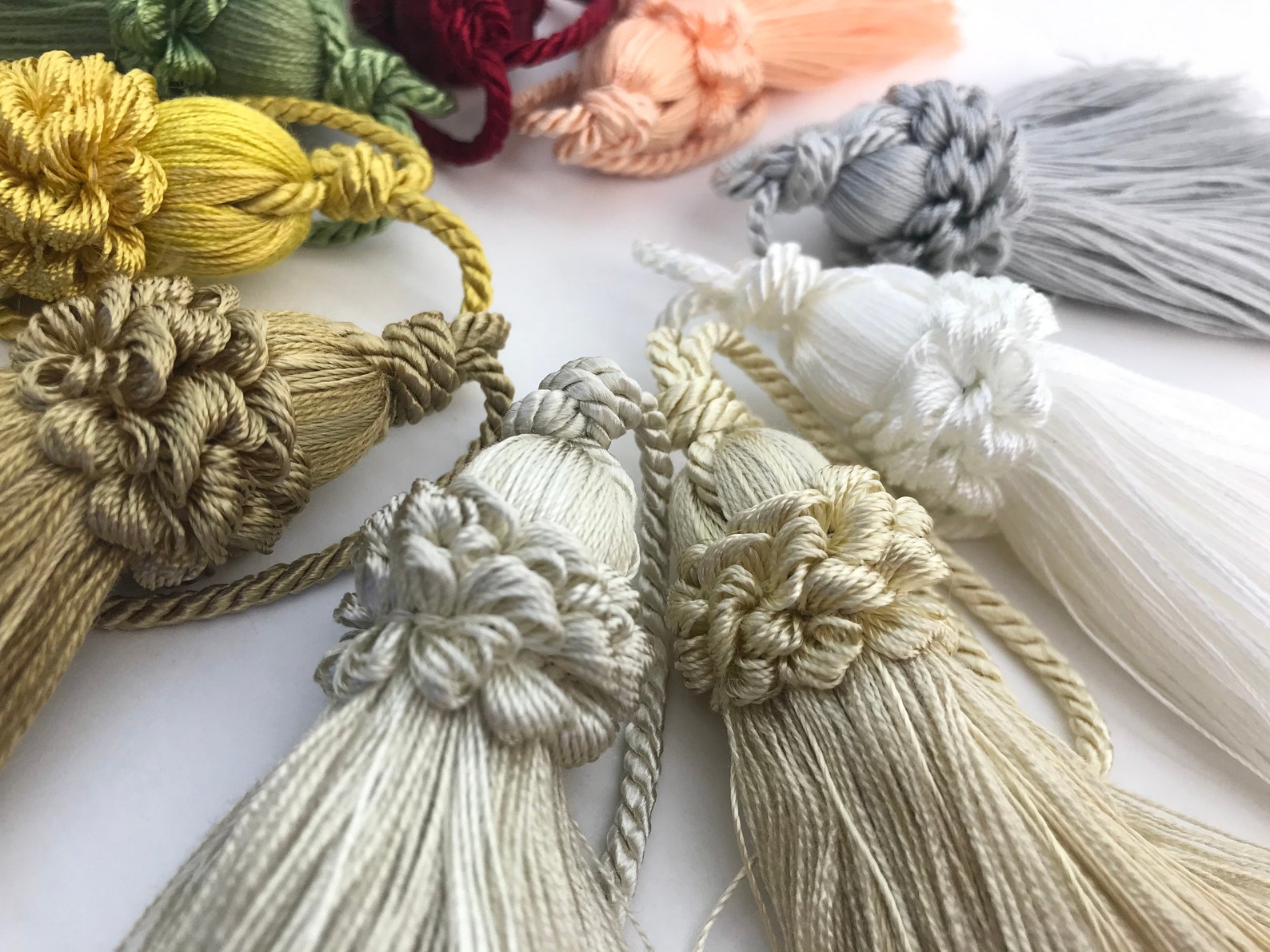 1 Key Tassel Decoration Handmade Italy Antique Furniture - Etsy