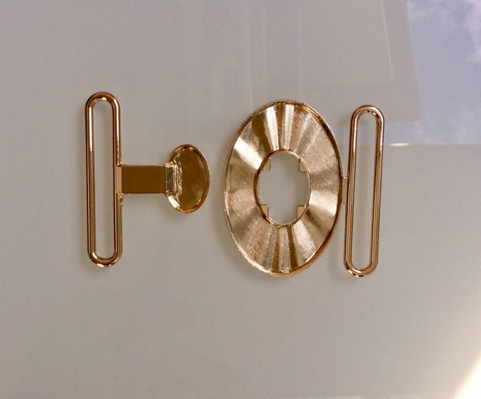 2 Metal Belt Buckle.gold Color.vintage Fashion Supply | Etsy