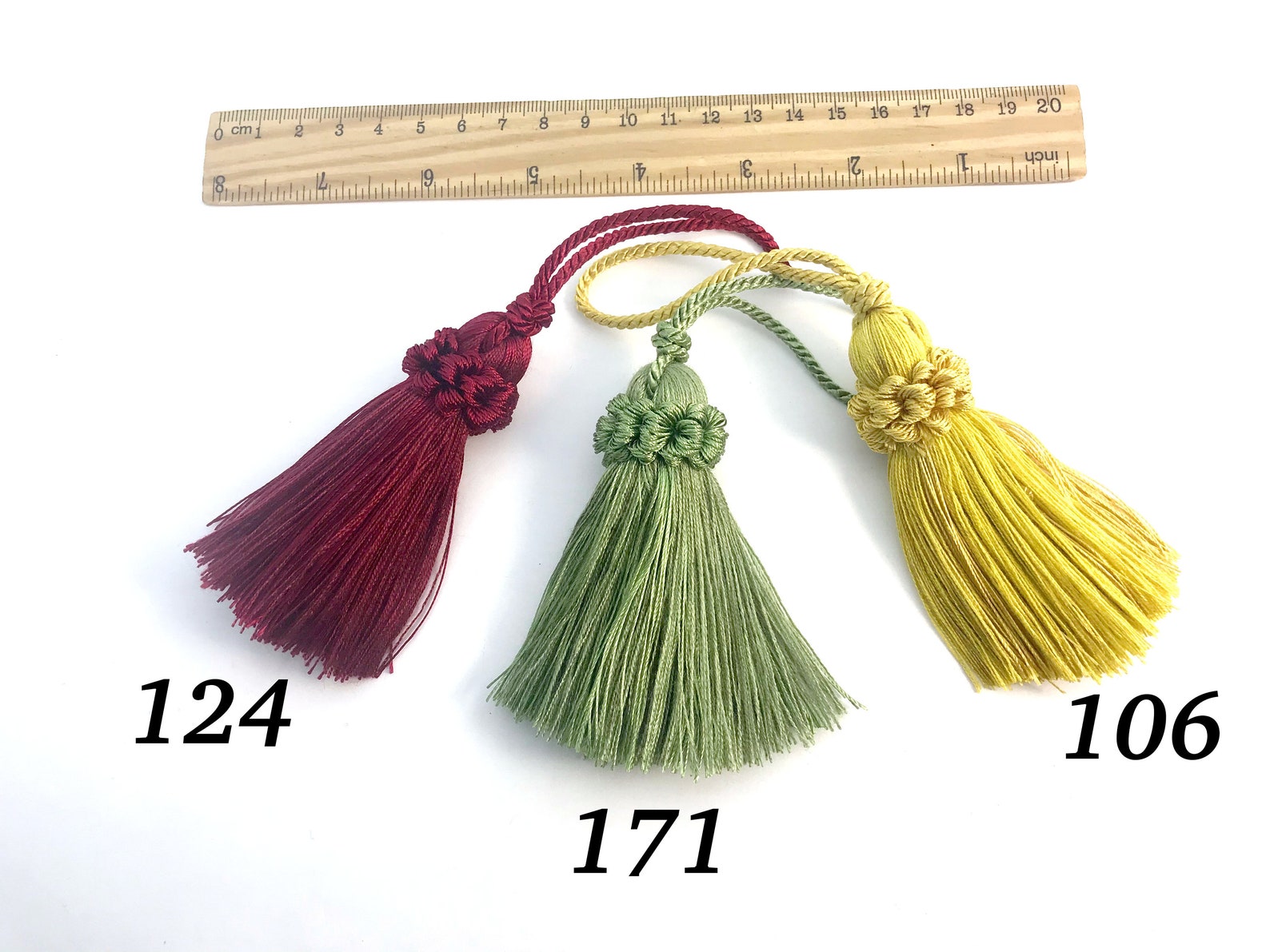 1 Key Tassel Decoration Handmade Italy Antique Furniture - Etsy