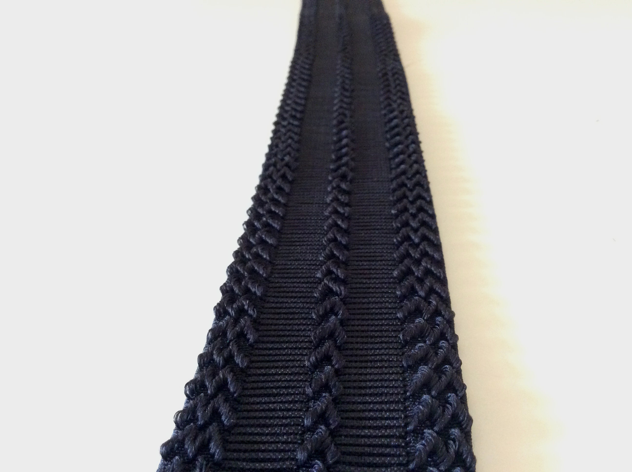 2 Black Fancy Rubber Band Elastic by the Yard. Large | Etsy