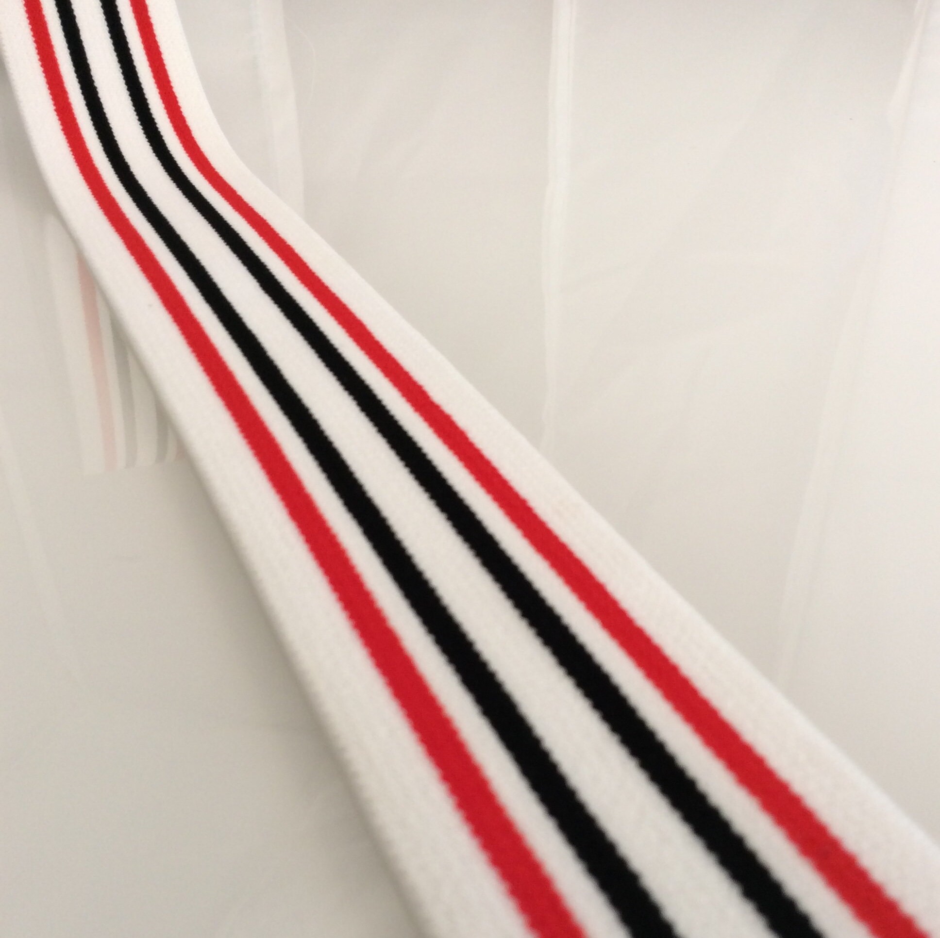 Fancy Elastic Colored Striped Elastic by the Yard Size 1 - Etsy