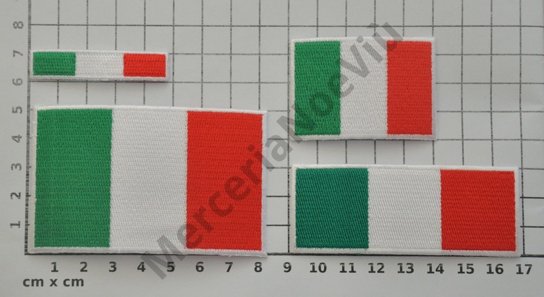 1 Flag Italy Patches Iron on Patch Embroidered Different Sizes - Etsy