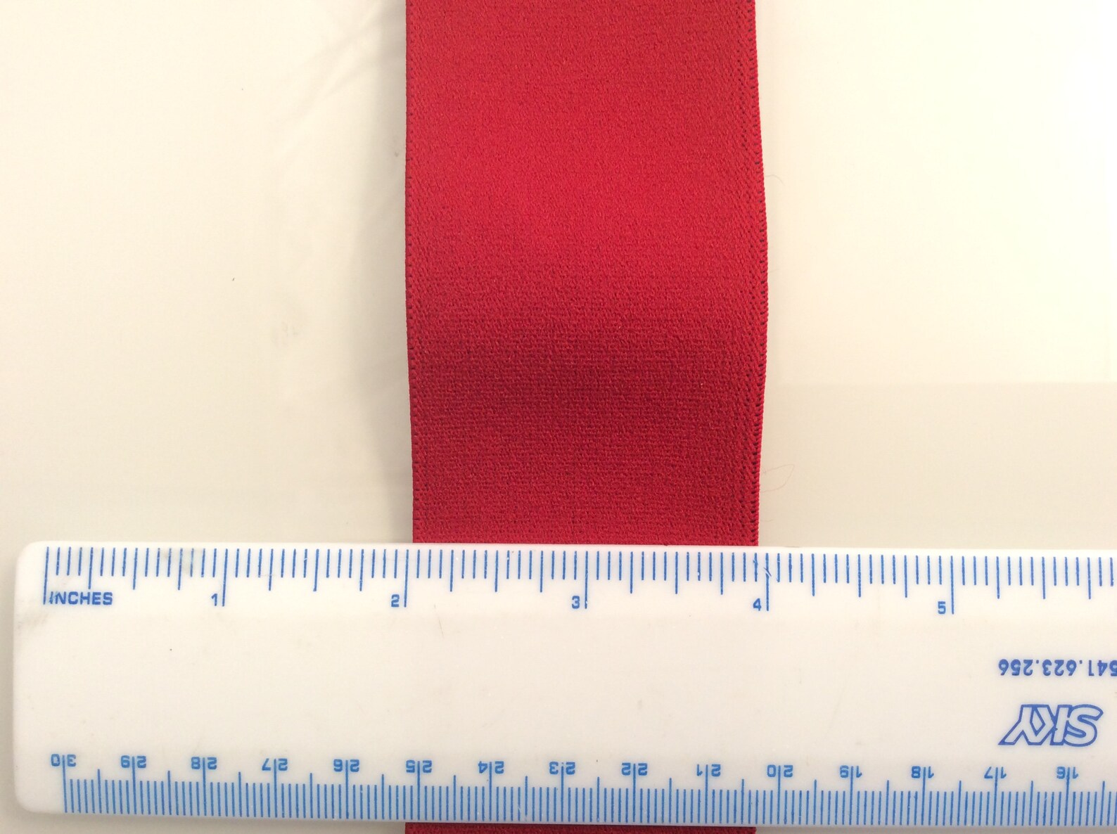 Red Soft Elastic Ribbon by the Yard Soft Elastic Trim Size | Etsy
