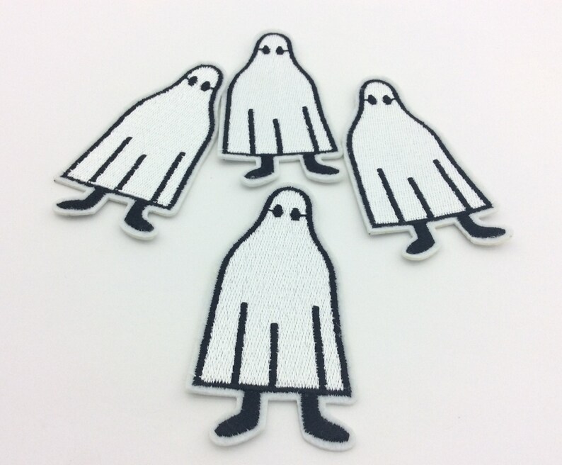 Patch Ghost White patches Embroidered applique for Girls and - Etsy