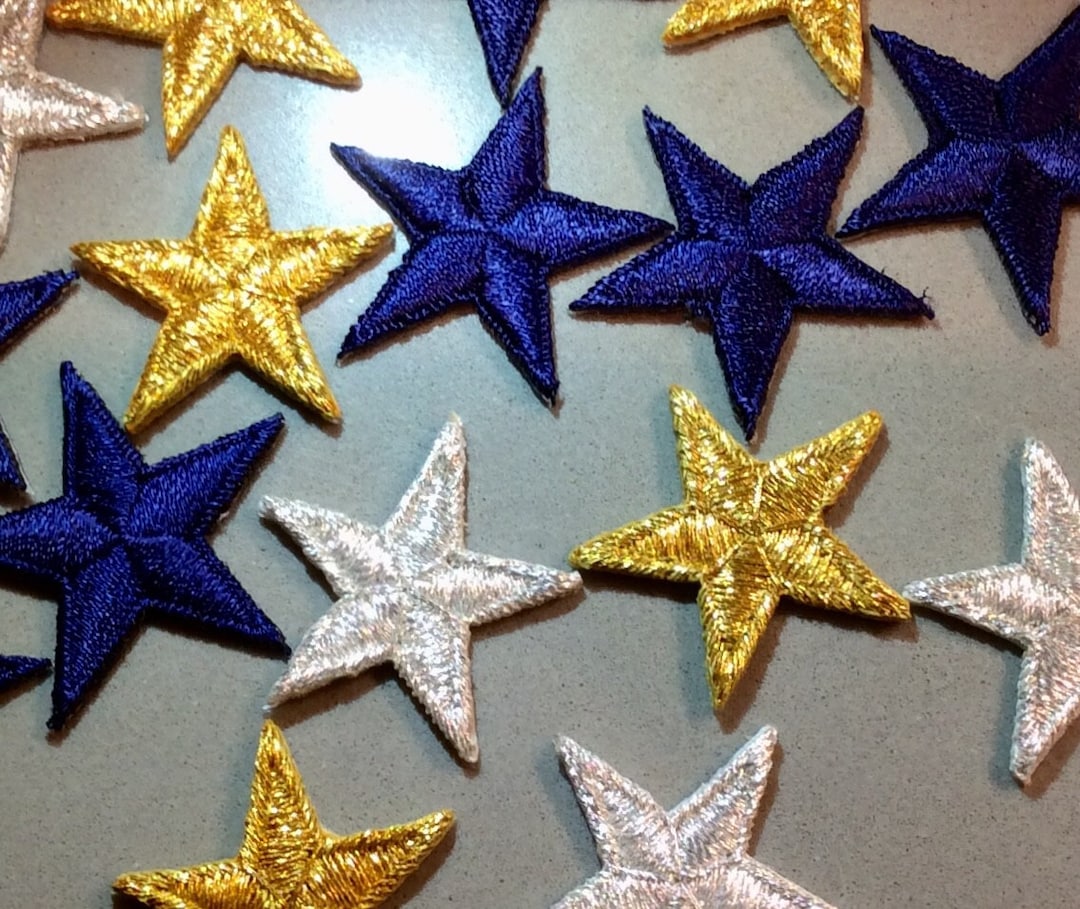 Star Iron on Applique Embroidered Patch Patches for Jackets, Patch for ...