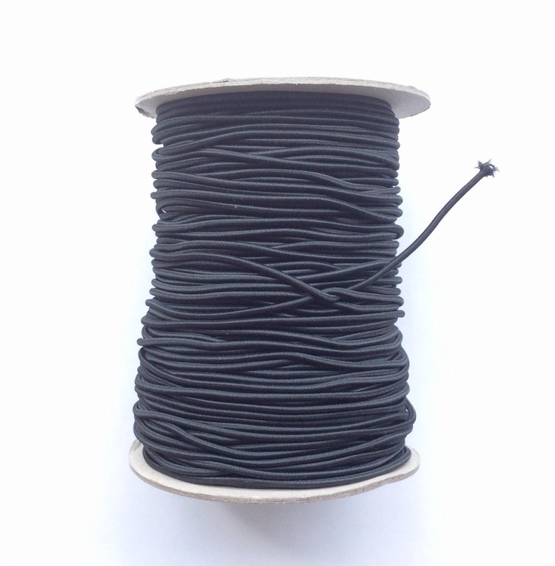 Sewing 1 Metres Elastic for Making Masks White or Black - Etsy