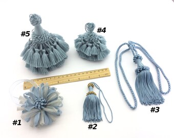 Decorative 5 Key Tassel, Olive Green, Champagne Imperial II Collection ...