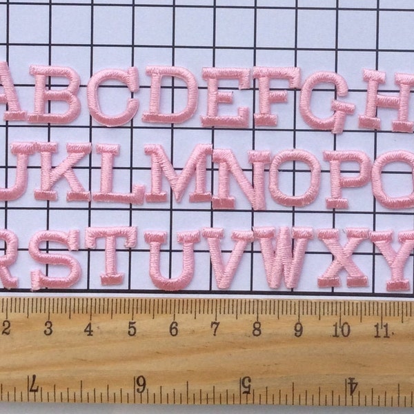 Embroidered Letters - Etsy