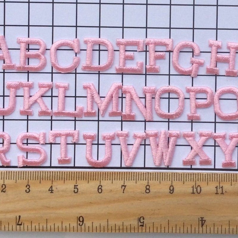 Sew on Letters - Etsy