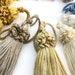 1 Key Tassel Decorative Handmade Made in Italy Antique - Etsy