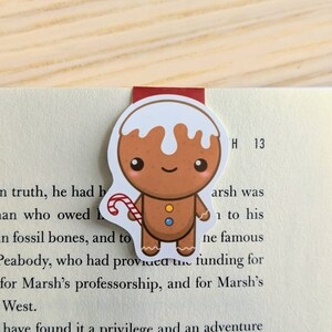 Gingerbread Man Magnetic Bookmark - Etsy