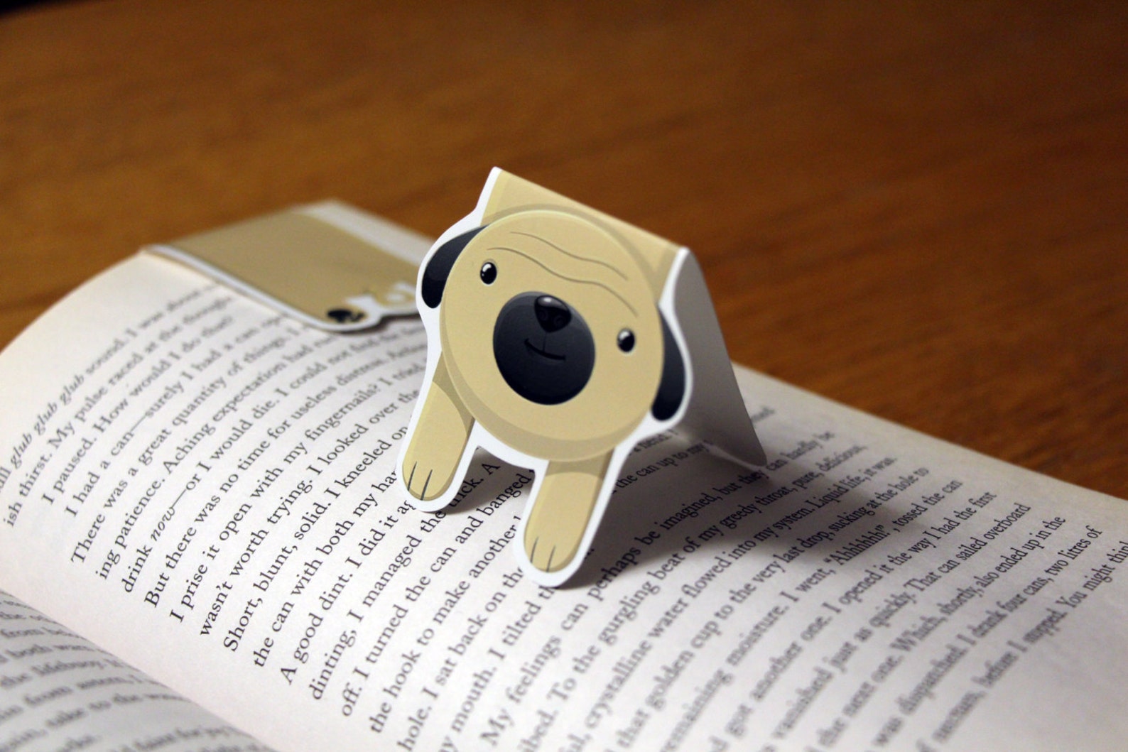 Pug Magnetic Bookmark - Etsy