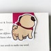 Cute Pug Magnetic Bookmark - Etsy