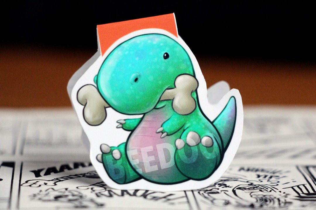 George (the Baby T-rex) Magnetic Bookmark - Etsy