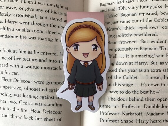 Red Headed Wizard Magnetic Bookmark | Etsy