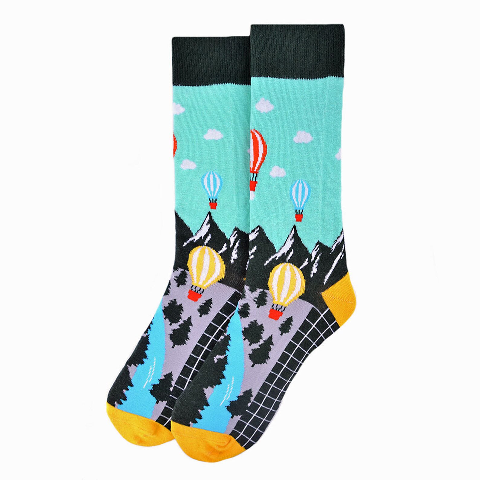 Men's Hot Air Balloon Socks Men's Balloon Socks - Etsy