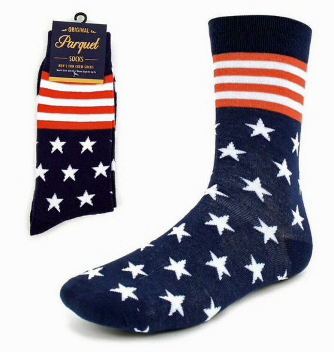 Men's Stars and Stripes Socks, Men's American Flag Socks - Etsy