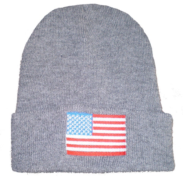 American Flag Beanie - Etsy