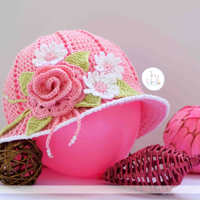 Little Girls Sun Hat - Etsy
