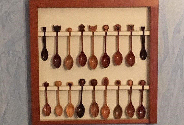 Small Wood Spoon Collection. Custom Made One-of-a-kind. Handcrafted 16 ...