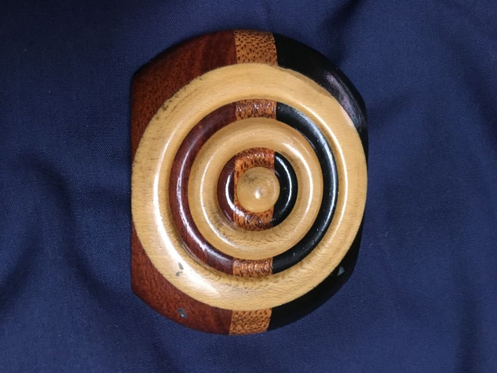 Belt Buckle Wood Handcrafted Inlaind Wood Unique Circular Pattern - Etsy