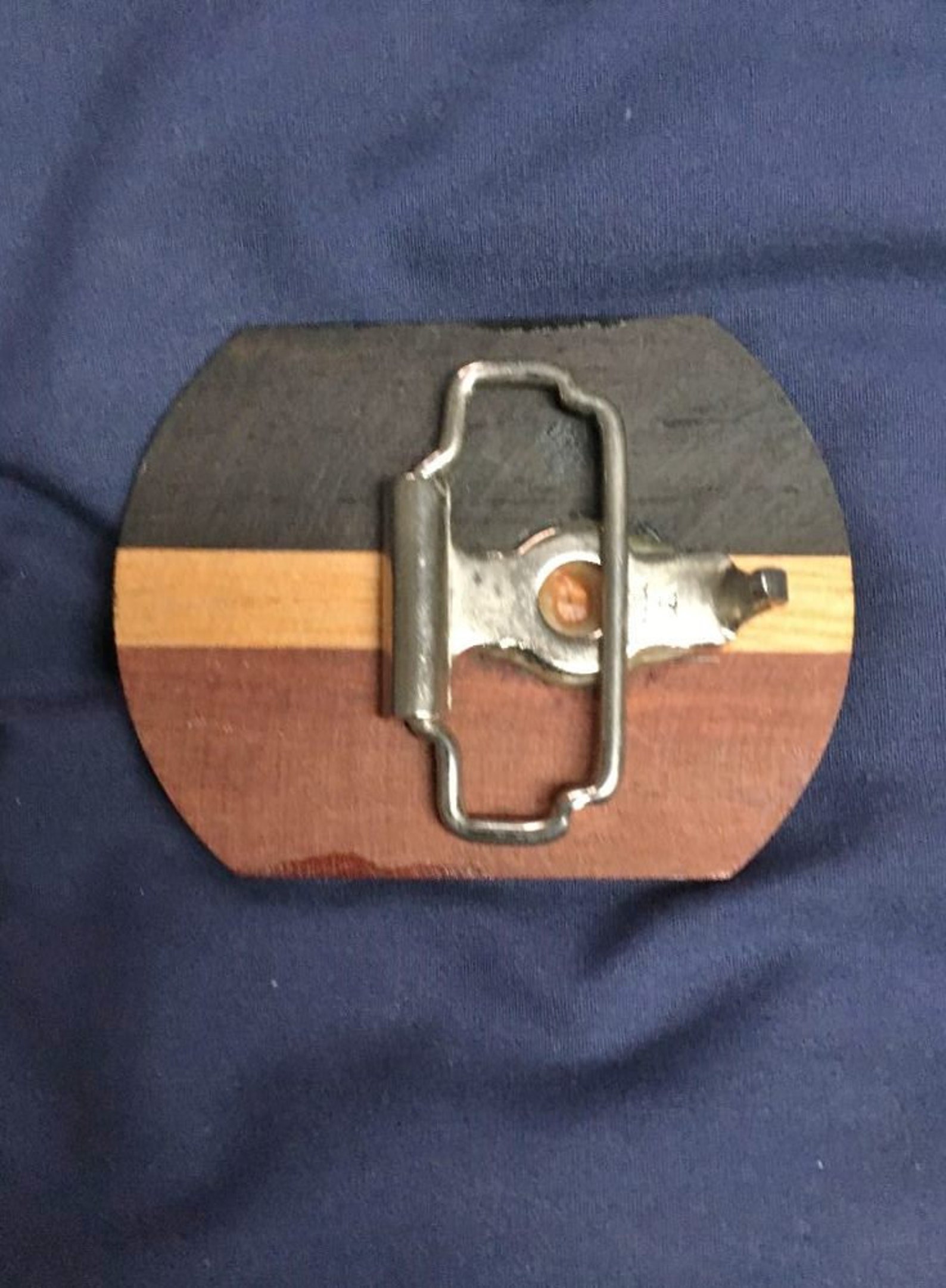 Belt Buckle Wood Handcrafted Inlaind Wood Unique Circular Pattern - Etsy