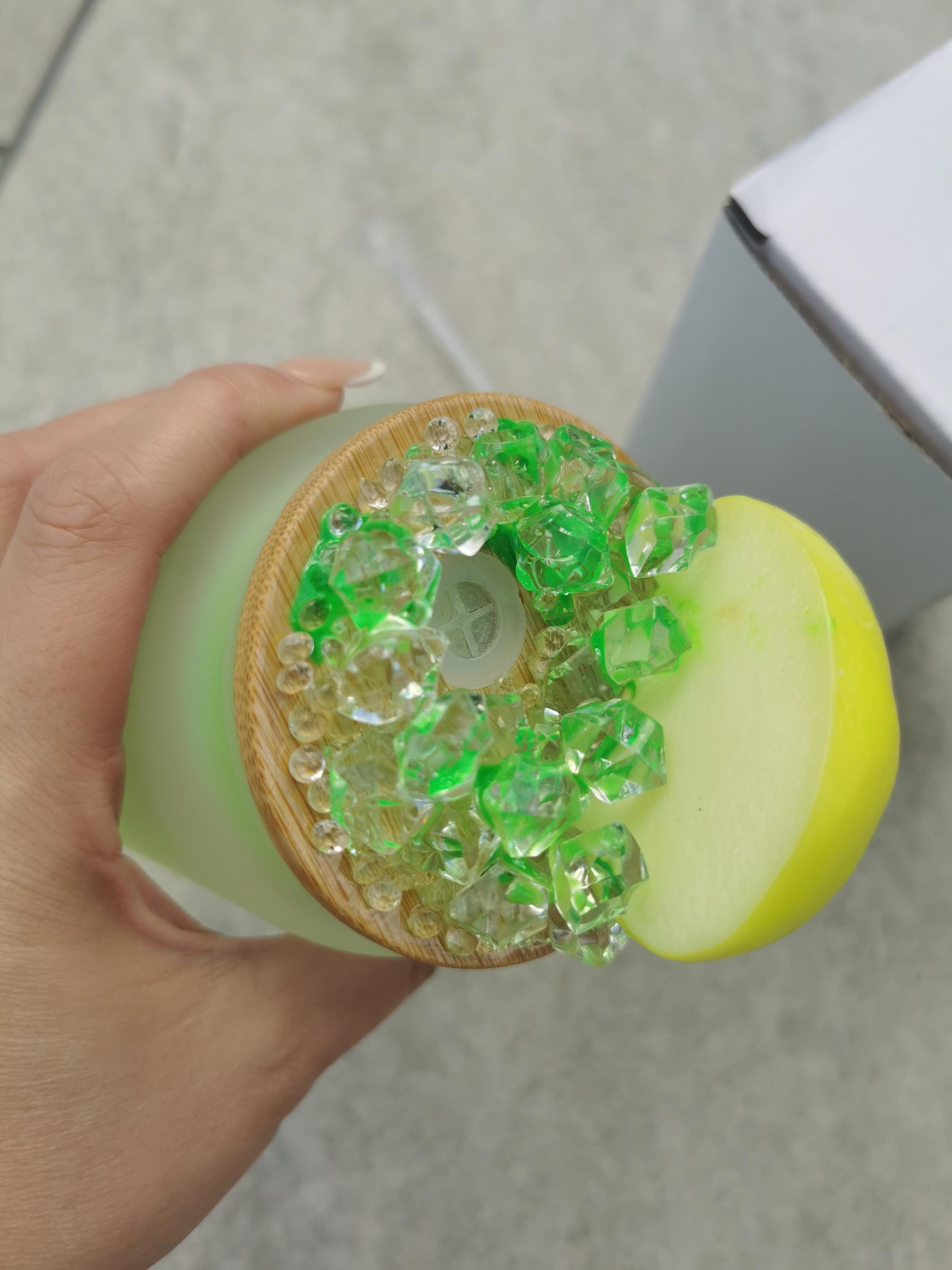 Ciroc Vodka 20oz Ombre Glass Can With Decorated Bamboo Lid and Straw - Etsy