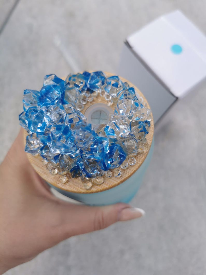 Ciroc Vodka 20oz Ombre Glass Can With Decorated Bamboo Lid and Straw - Etsy