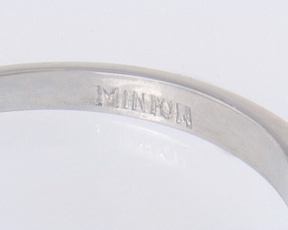 Antique Designer Minion 14K White Gold Genuine Diamon… - Gem