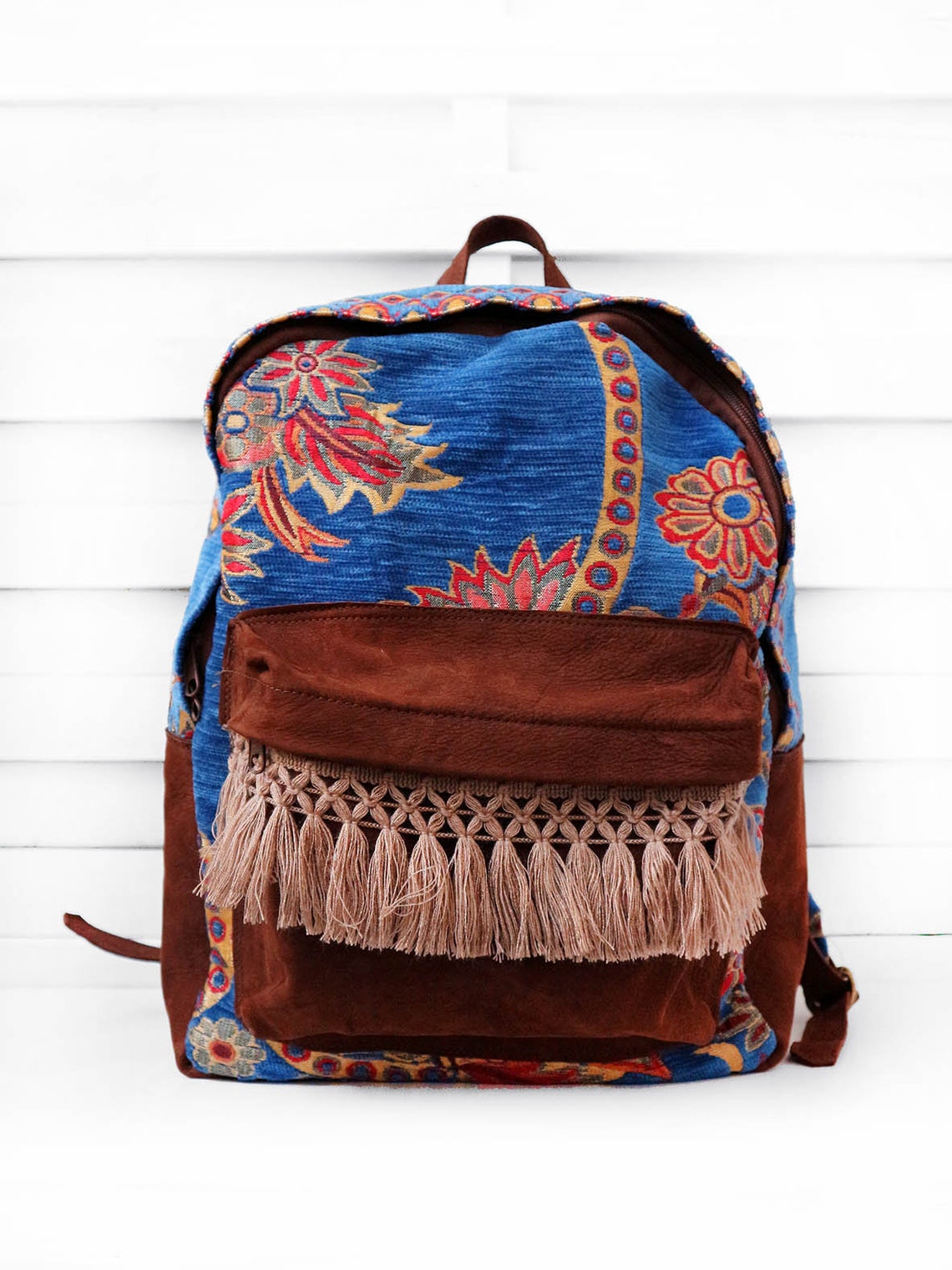 Backpack, Leather Backpack, Handmade Rucksack, Womens Backpack , Boho ...