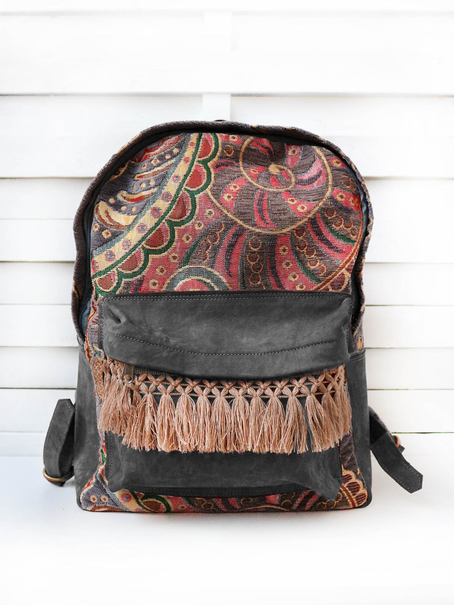 Backpack, Leather Backpack, Handmade Rucksack, Womens Backpack , Boho ...