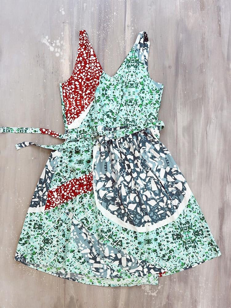 Beach Wrap Dress,summer Midi Dress, Beach Cover up With Pockets ...