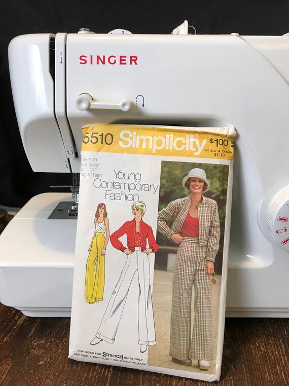 1973 Simplicity Pattern 5510 Young Contemporary Fashion Size | Etsy