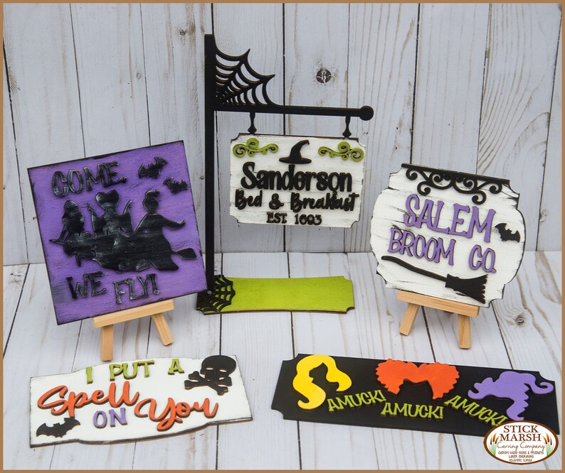 Tiered Tray DIY Kit I Put a SPELL on YOU Halloween Mini - Etsy