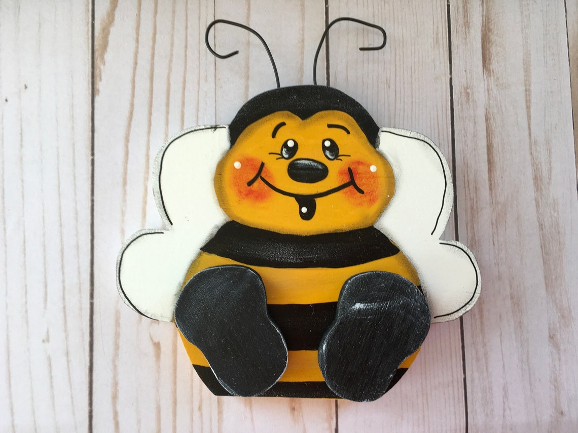 Bee Shelf Sitter, Bee Decor, Bee Tiered Tray, Summer Decor, Garden ...