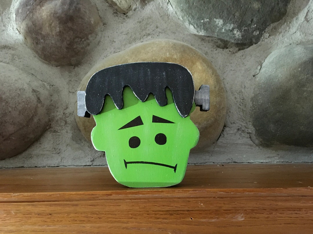 Frankenstein, Halloween Decor, Halloween Shelf Sitter, Halloween Tiered ...