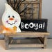 Booyah Wood Sign With Ghost - Handmade Halloween Decor, Cute Fall Shelf ...