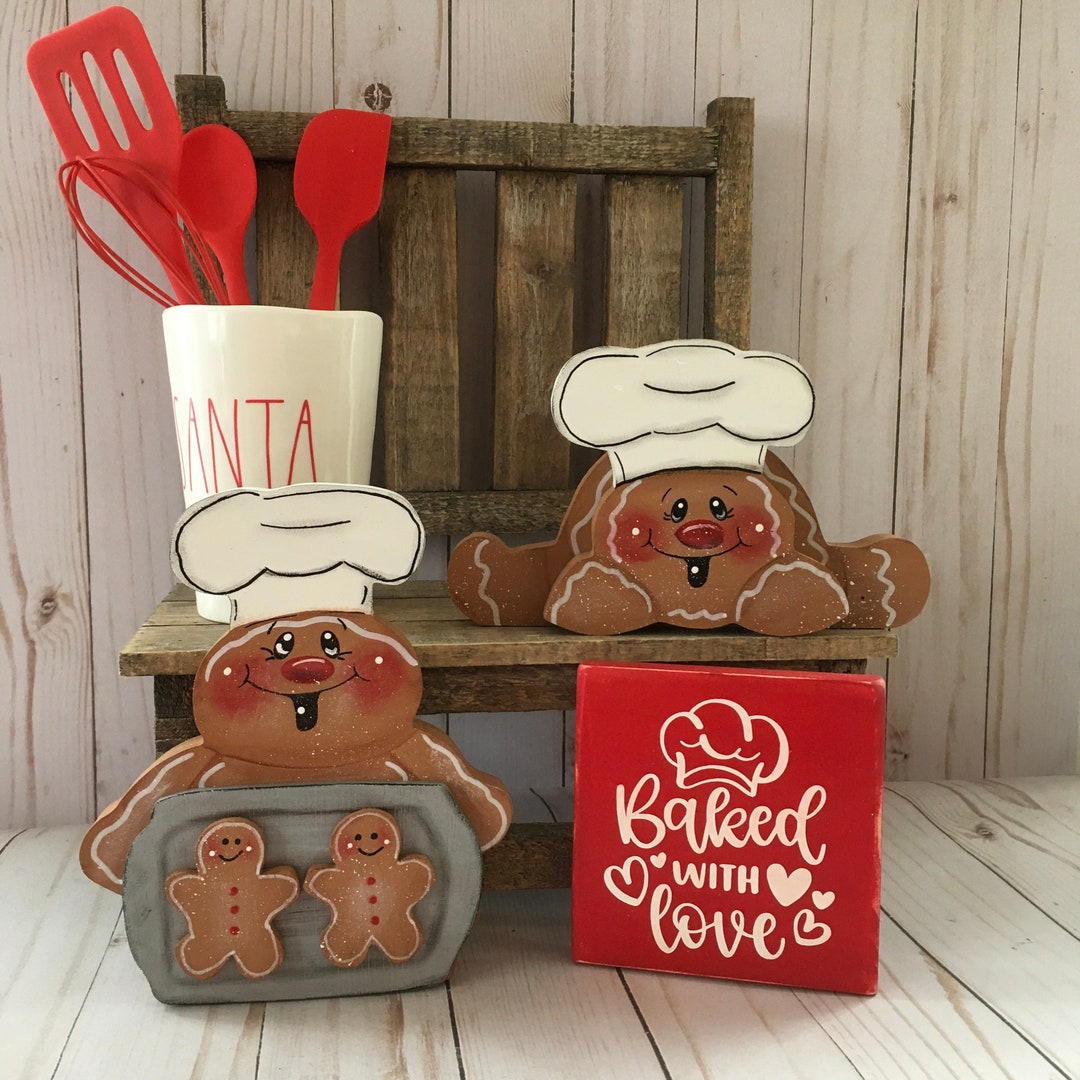 Baking Gingerbread, Gingerbread Decor, Gingerbread Tiered Tray ...